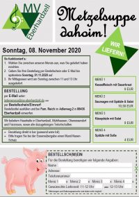 Metzelsuppe 2020 – MV Eberhardzell e.V.